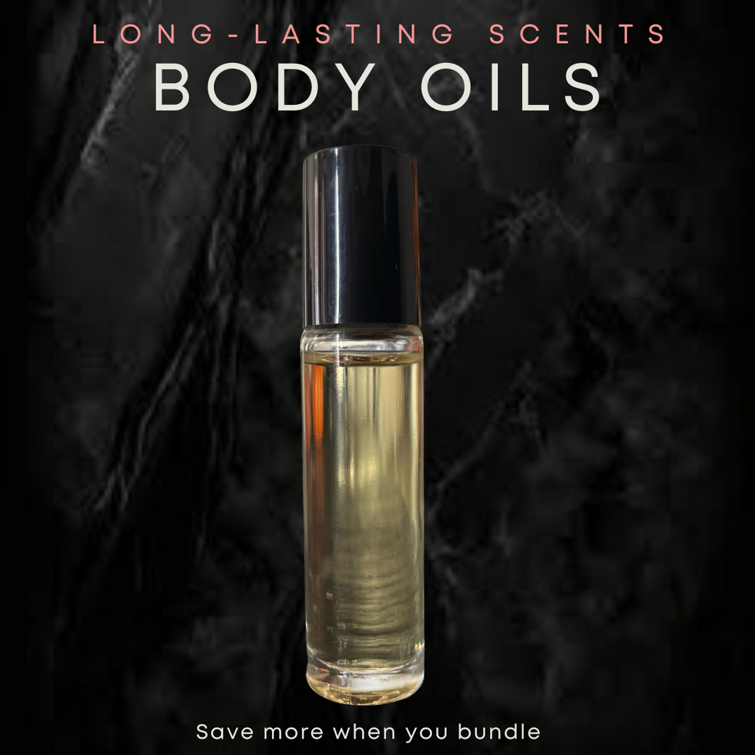 Designer Body Oils – Scented Blessing Candles